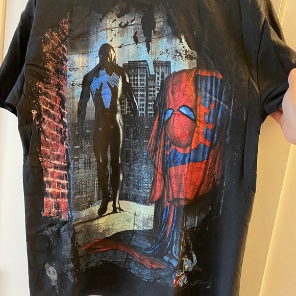 Marvel | Shirts | 200s Y2k Marvel Spider Man Venom Black Costume Mad ...